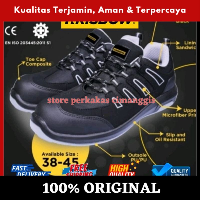 Jual Krisbow Sepatu Safety HYDRA SEPATU PENGAMAN SAFETY SHOES | Shopee ...