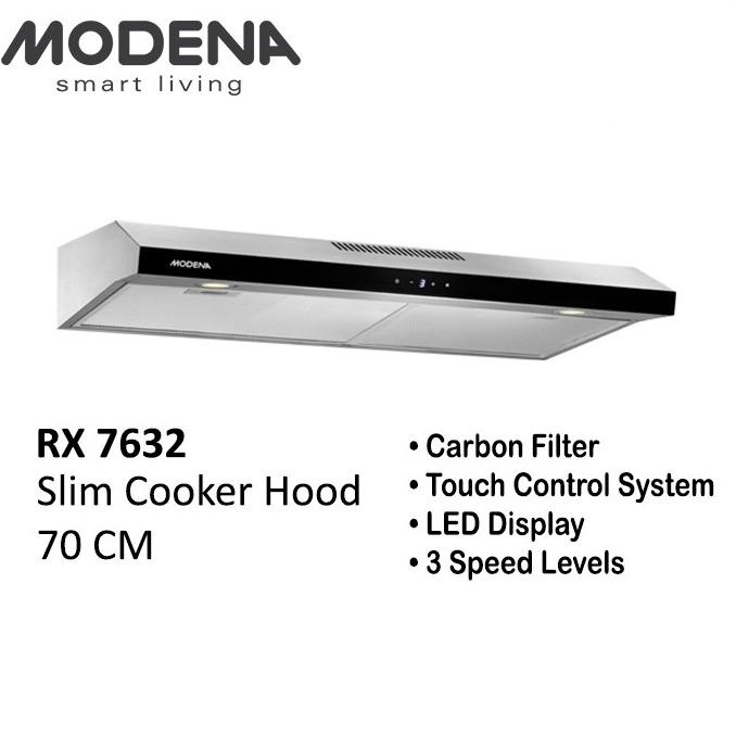 Jual Cooker Hood Modena RX 7632 / RX7632 70cm | Shopee Indonesia