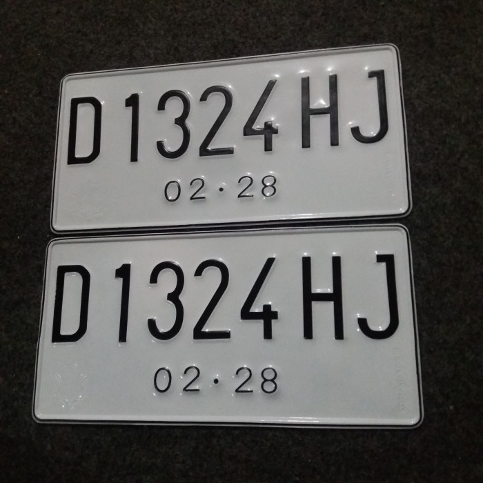Jual Plat custom samsat ukuran JdM putih | Shopee Indonesia