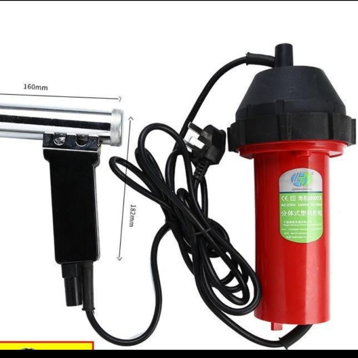 Jual mesin las pvc - mesin las pipa PVC merah 1000watt - welding ...