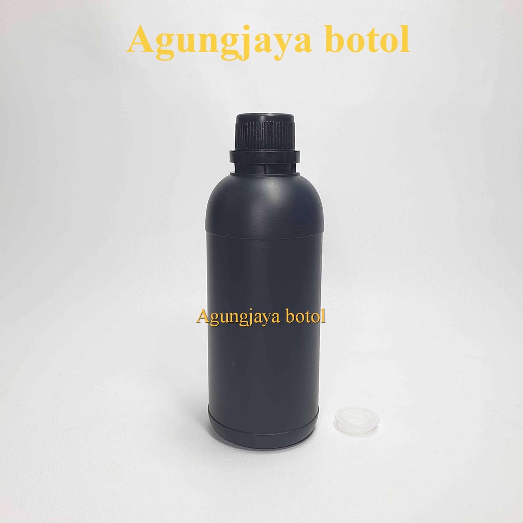 Jual Botol Pupuk 500 ml Hitam HDPE / Botol Hdpe / Botol Pupuk / Botol ...