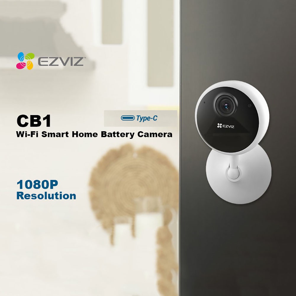 Jual Ezviz CB1 Smart Home Internet Camera with Battery CCTV Ip Cam ...