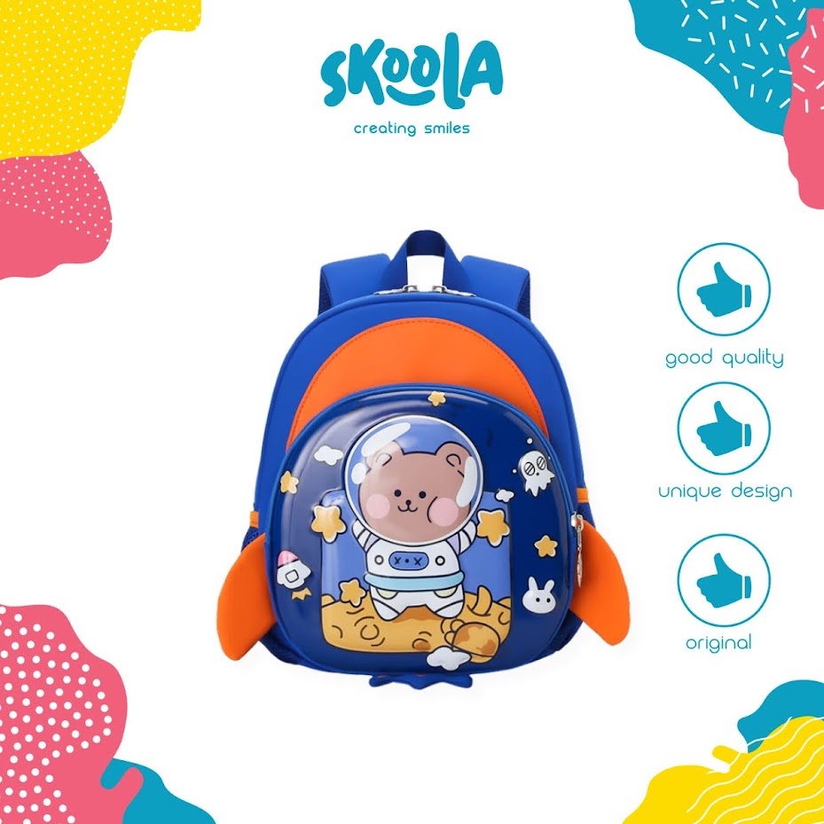 Jual WE23WS Skoola Tas Sekolah Anak Laki - Laki PAUD Ransel Beruang Bear - Hako | Shopee Indonesia