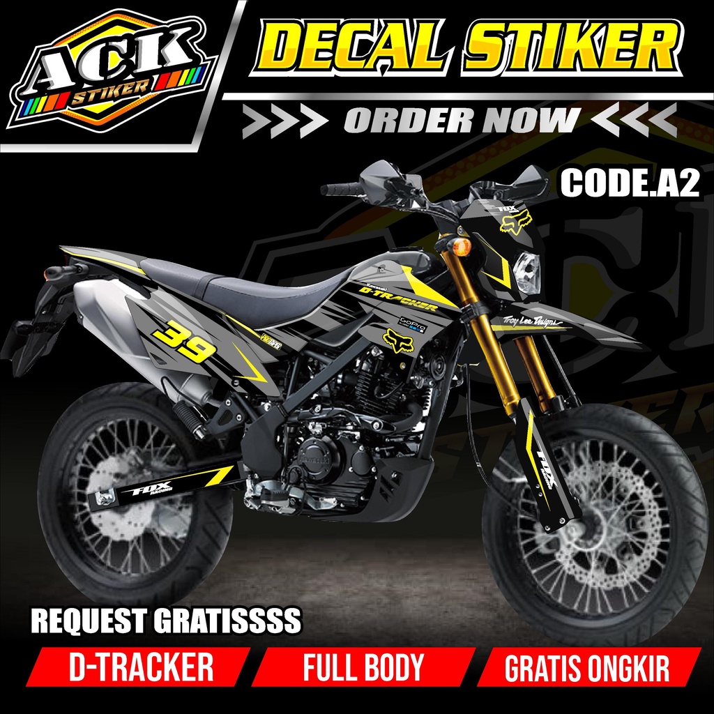 Jual Decal Sticker Fullbody Motor Kawasaki Klx Dtracker / d tracker 150 ...