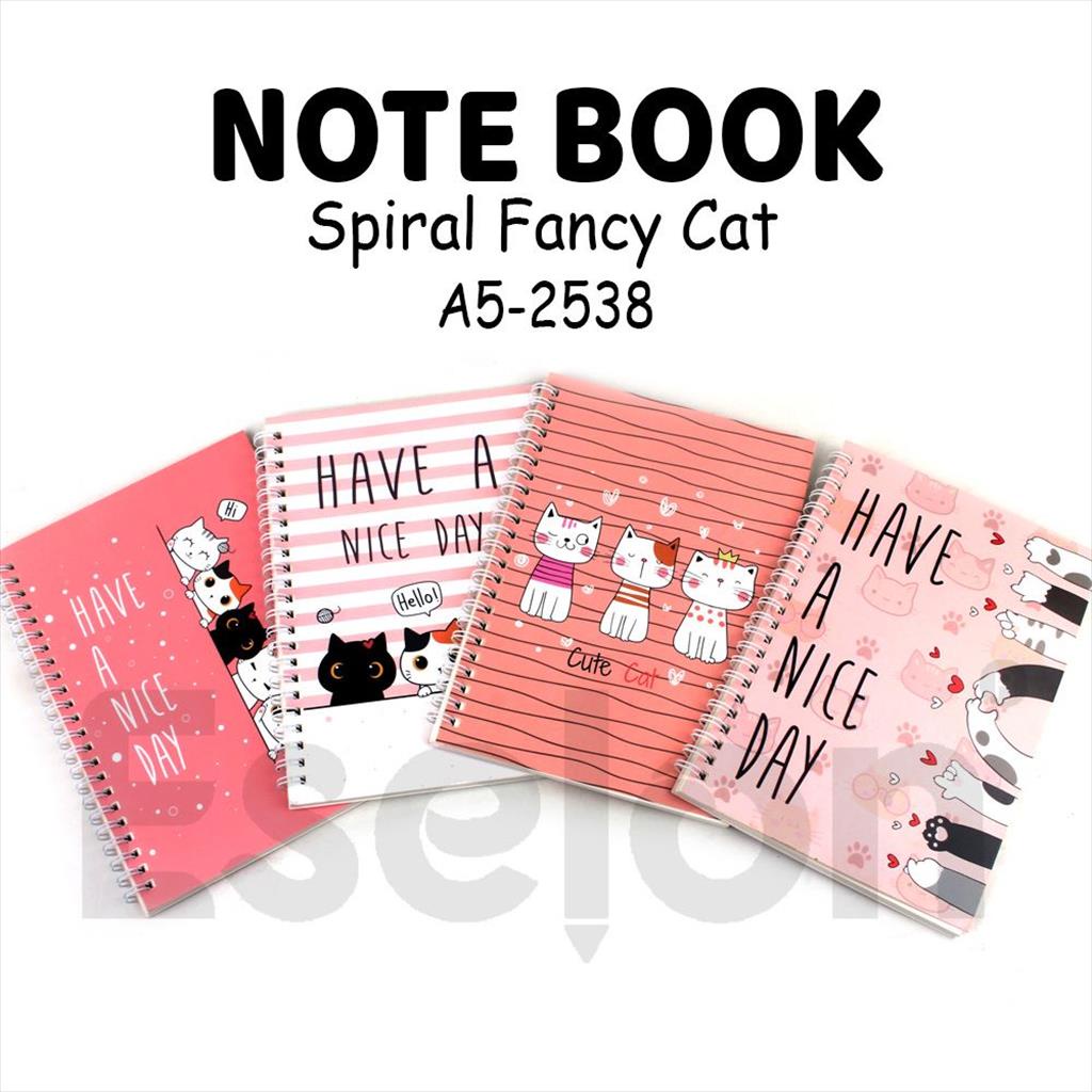 Jual Diary Spiral A5 Fancy CAT 2538 58 Lembar / Notebook A5 | Shopee ...