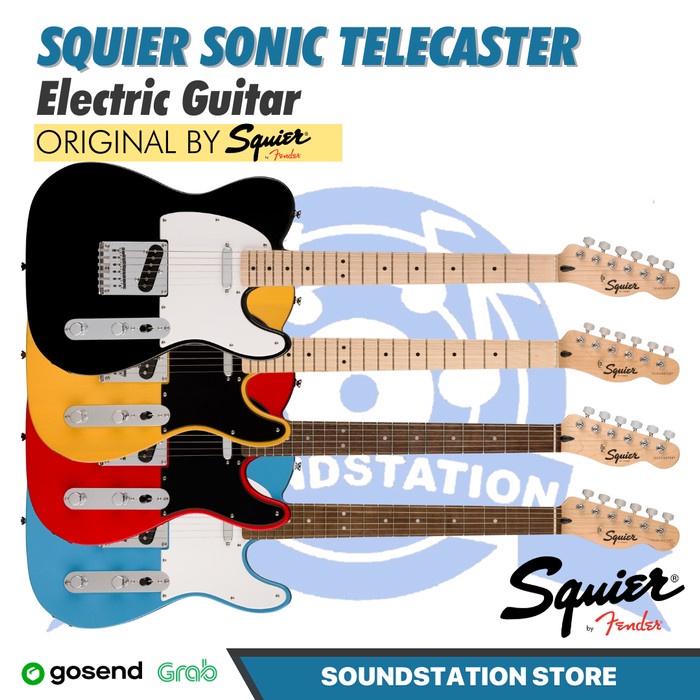 Jual Squier Sonic Telecaster Electric Guitar - Gitar Elektrik | Shopee Indonesia