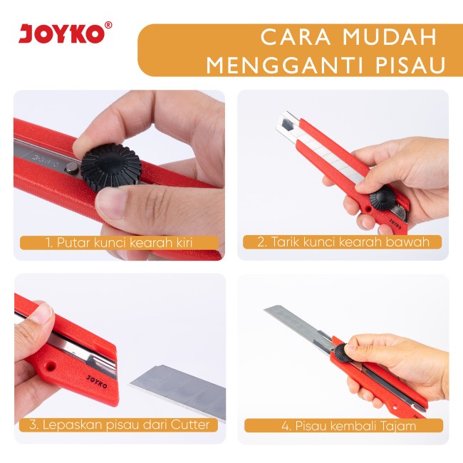 Jual L-500 Cutter KENKO Besar (Cutter Blade) | Shopee Indonesia