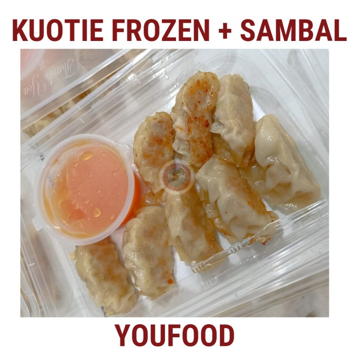 Jual Kuotie Ayam - Gyoza Kuotie - Chicken Dumpling Include Sambal ...
