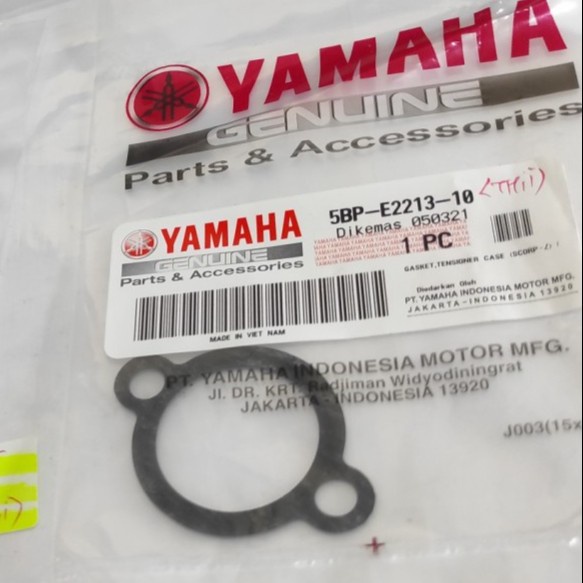 Jual Original Paking Tonjokan Keteng Tensioner Yamaha Scorpio 5BP-E2213 ...