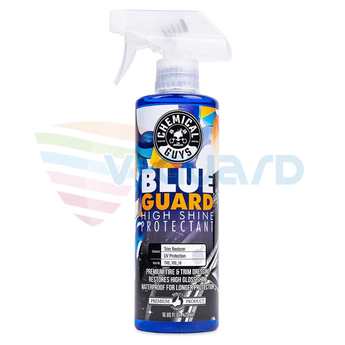 Jual Chemical Guys Blue Guard High Shine Protectant Trim Restorer Semir ...