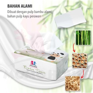 Jual MOMO HOUSE tisu kering bayi bamboo tisue soft facial tissue kering ...