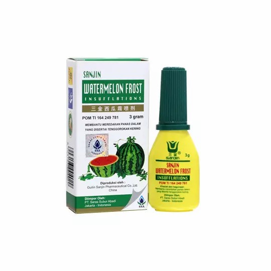 Jual sanjin watermelon frost insufflations / obat cina panas dalam ...