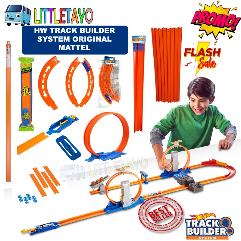 Jual HOTWHEELS TRACK LOOP CURVE RAMP JUMP JALUR BALAP LINTASAN LURUS ...