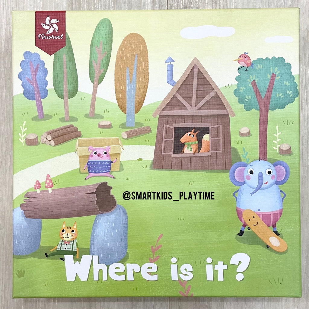 Jual Pinwheel Wooden Matching Game - Where is It? | Shopee Indonesia