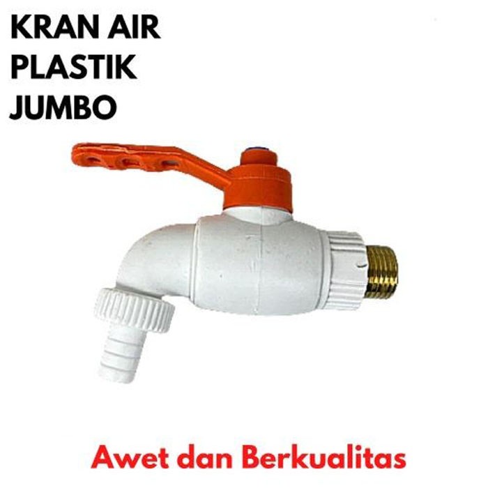 Jual Keran Air Taman Jumbo Drat Kuningan Kran Tembok 0.5 Inch | Shopee ...