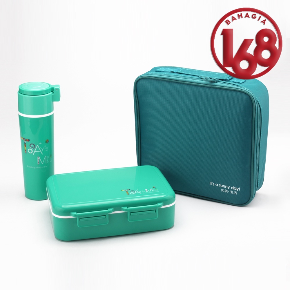 Jual Yooyee Kotak Makan 3 Sekat Free Tas dan Botol | Shopee Indonesia