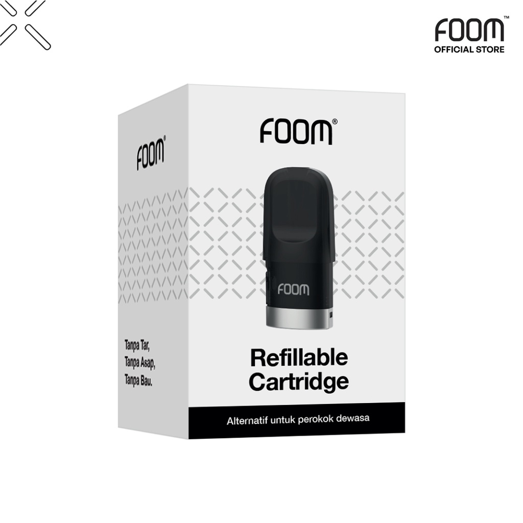 Jual FOOM Refillable Cartridge X 2 mL - Pack (3pcs) | Shopee Indonesia