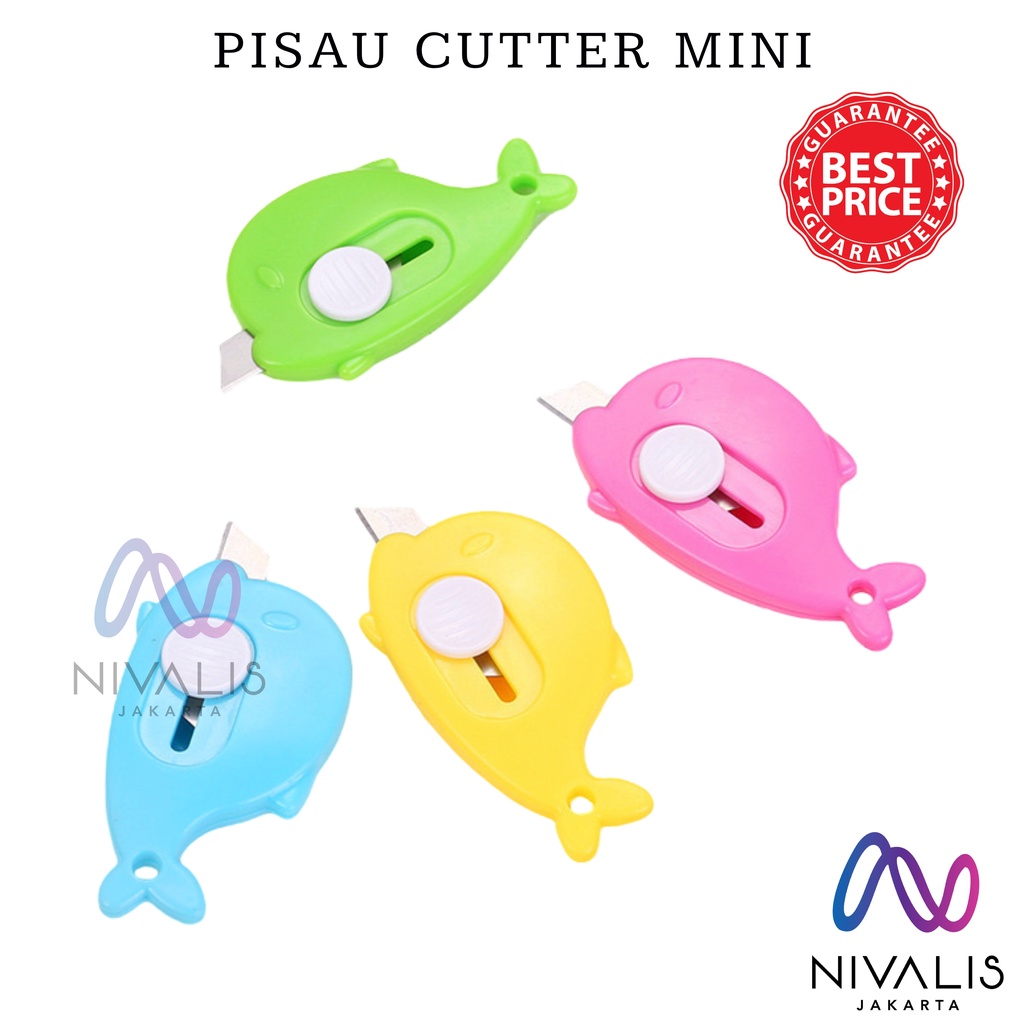 Jual NIVALIS JAKARTA PISAU CUTTER MINI KARAKTER PISAU PEMOTONG KERTAS ...