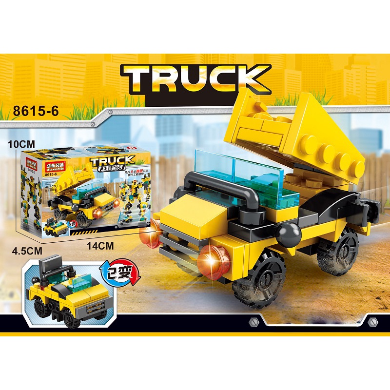 Jual 8in1 Engineering Truk Model Mainan Block Mainan Anak Perempuan ...