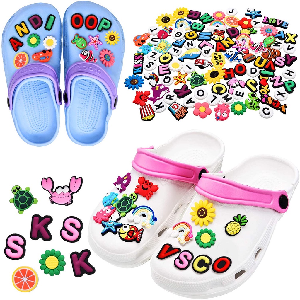 Jual Sticker Charm Sandal Crosh Jibbitz 3D Limitless Accesoris Jibblitz ...