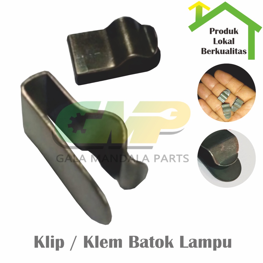 Jual Klip Jepit Lampu Motor Kleman Besi Jepitan Batok Reflektor Klem ...