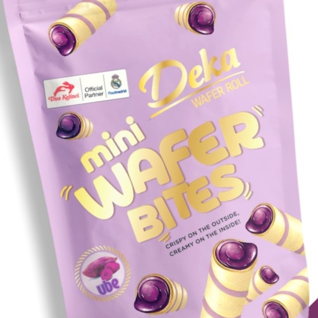 Jual DEKA MINI WAFER BITES RASA UBE 80 GR ( HARGA PER POUCH ) | Shopee ...