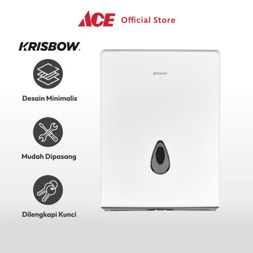 Jual Krisbow Dispenser Tissue Lipat - Putih | Shopee Indonesia