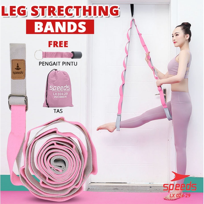 Jual SPEEDS Yoga Strap Yoga Belt Tali Yoga Ring Yoga Stretching Strap ...
