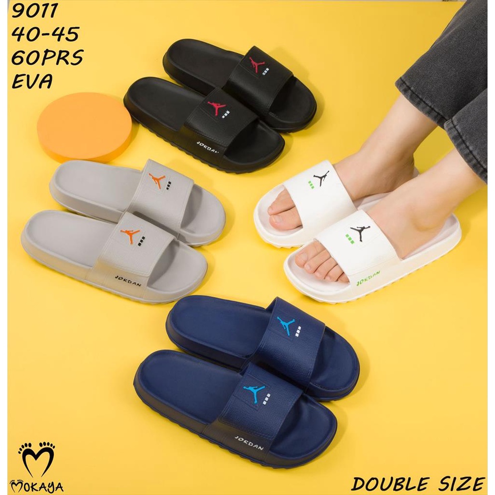 Jual Sandal Slop EVA Pria Ban Garis J*rd*n Super Empuk Kekinian Keren ...