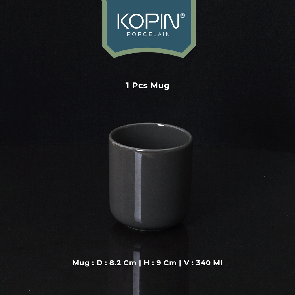 Jual Piring Set Keramik Porcelain Polos Dark Grey Dinner Set ISI 3 Pcs ...