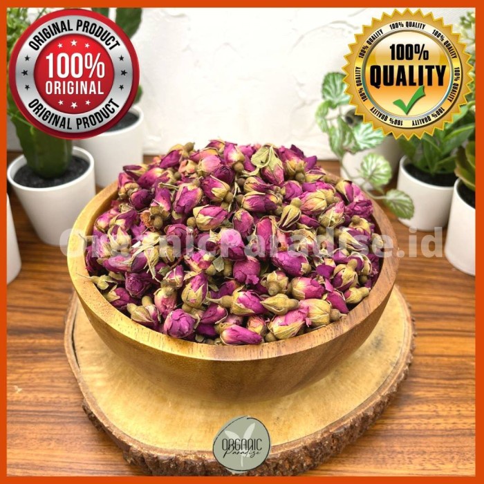 Jual Teh Bunga Mawar Rose / Rose Buds Tea Premium 50 gram | Shopee ...