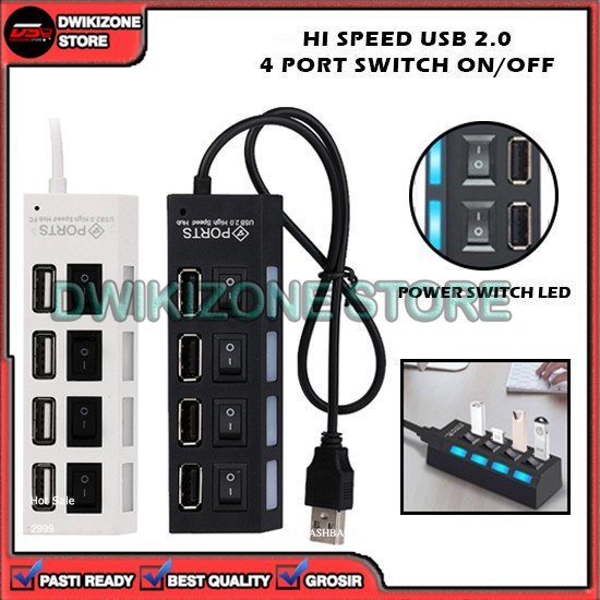 Jual [GROSIR] SAMBUNGAN KABEL KONEKTOR USB FLASHDISK HUB 4 IN 1 PORT ...