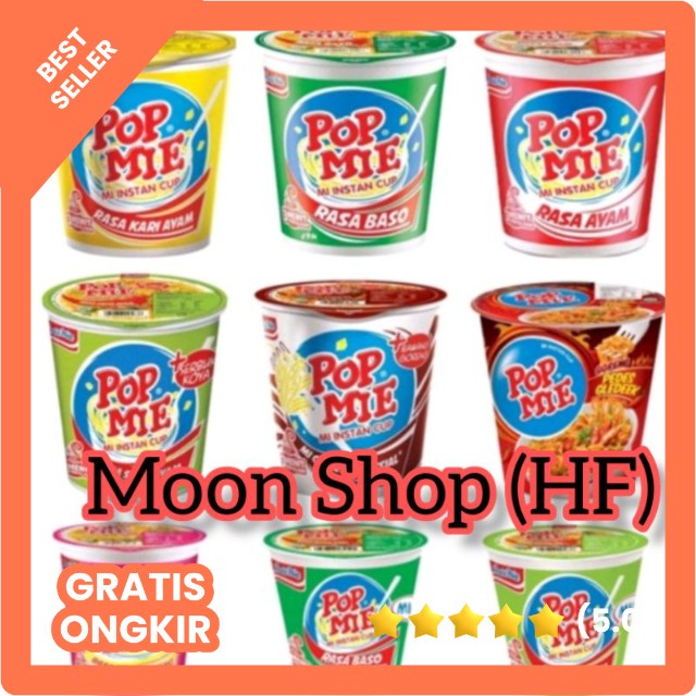Jual POP MIE - MIE INSTAN CUP 75gr PER PCS -LapeeR Time | Shopee Indonesia