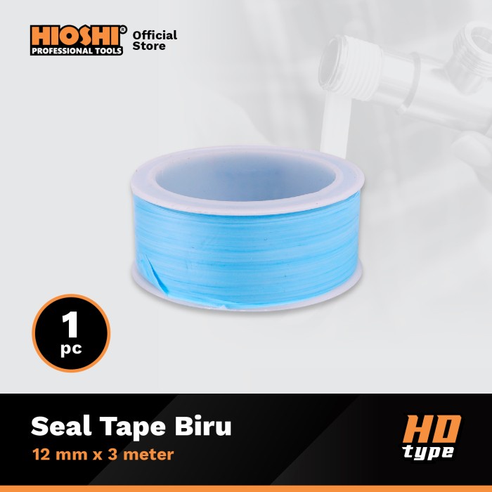 Jual HIOSHI /HST005A/Seal Tape Mini/BIRU/Isolasi Pipa/PTFE/Kran Air ...