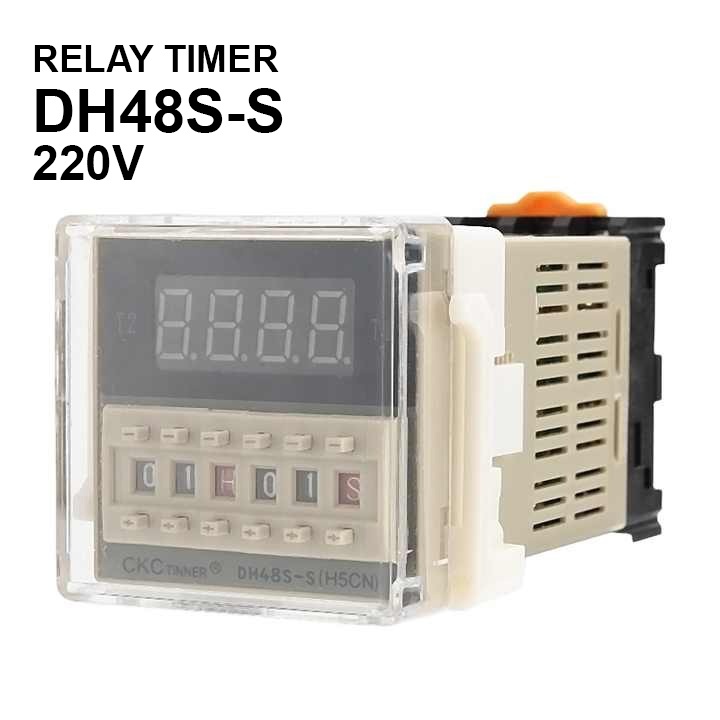 Jual Time Relay DH48S-S Digital Timer Delay 0.1S-99H 220V AC | Shopee ... Jual Time Relay DH48S-S Digital Timer Delay 0.1S-99H 220V AC | Shopee ...