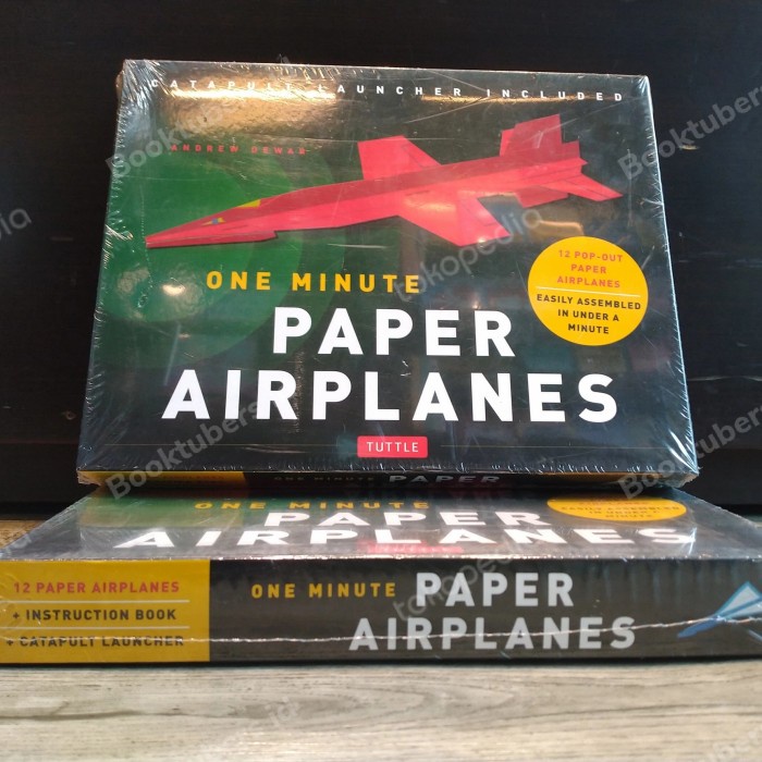 Jual Buku origami paper One Minute Paper Airplanes Kit | Shopee Indonesia