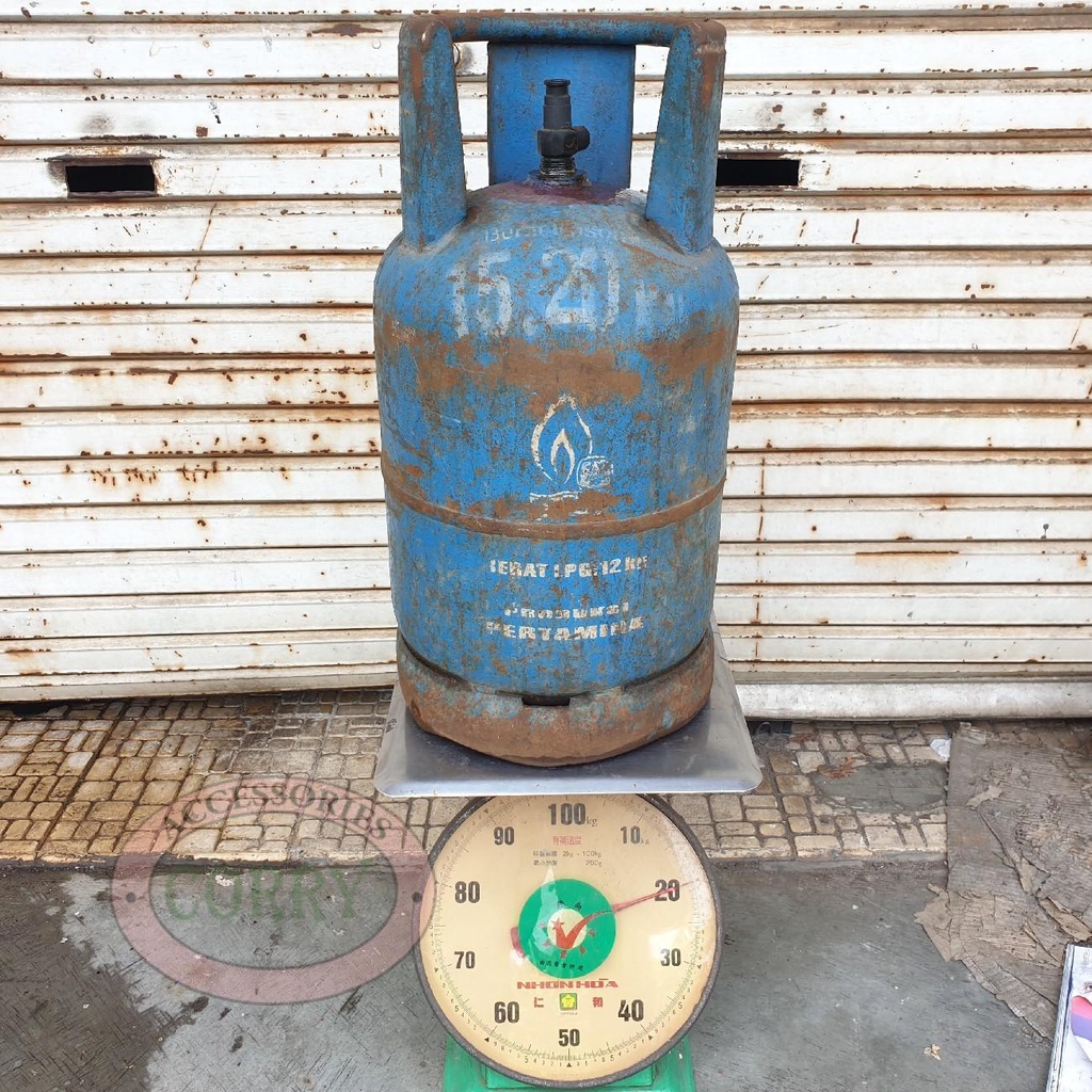 Jual Tabung Gas Lpg Biru 12kg Bekas Berat 20 Kg Ada Isi Sedikit ...
