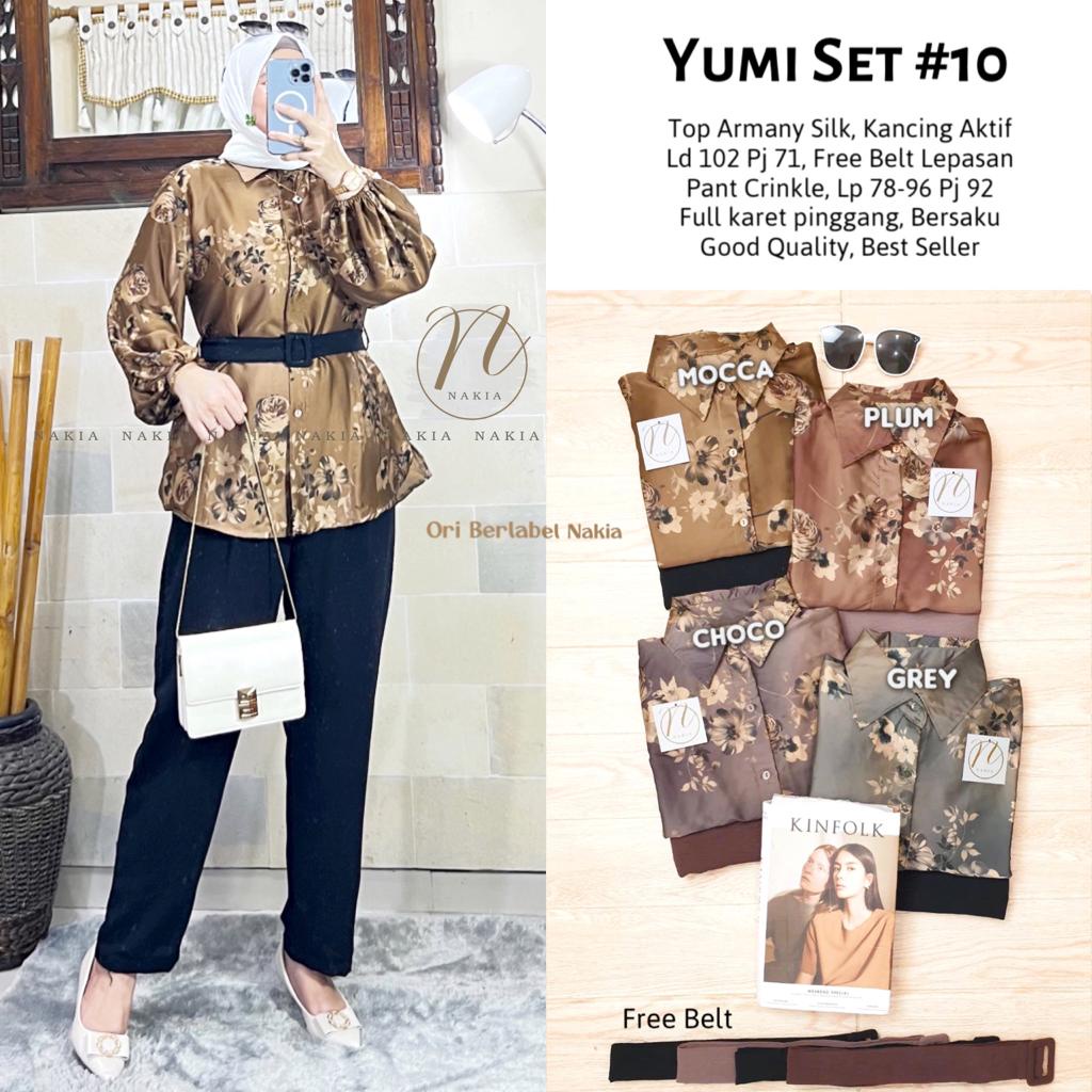 Jual Pakaian Baju Busana Wanita YUMI#10 SET by NAKIA 14/06 AS J72 | Shopee Indonesia
