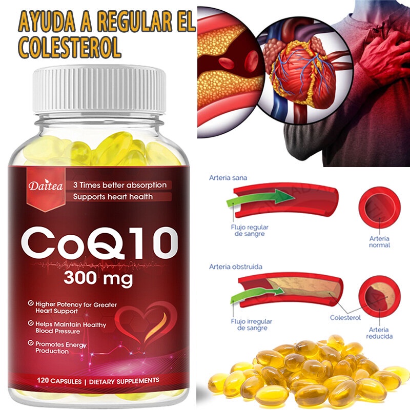 Jual Coenzyme q10 CoQ10 300 mg | 30's softgel membantu memelihara ...