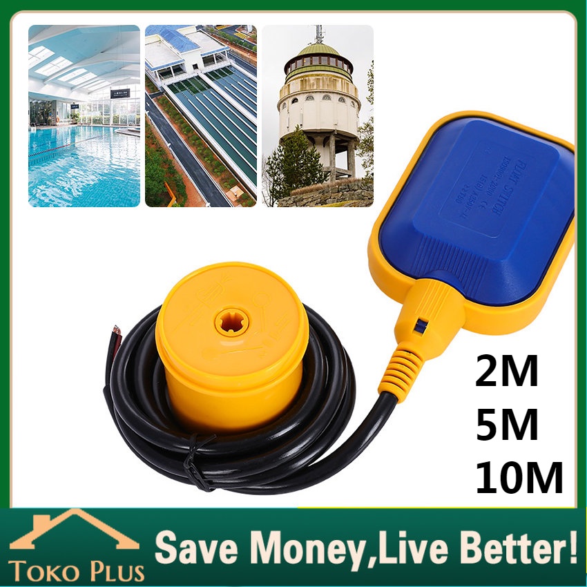 Jual Otomatis Pompa Celup Float Switch Kabel 2/5/10 Meter Cabel Spare ...