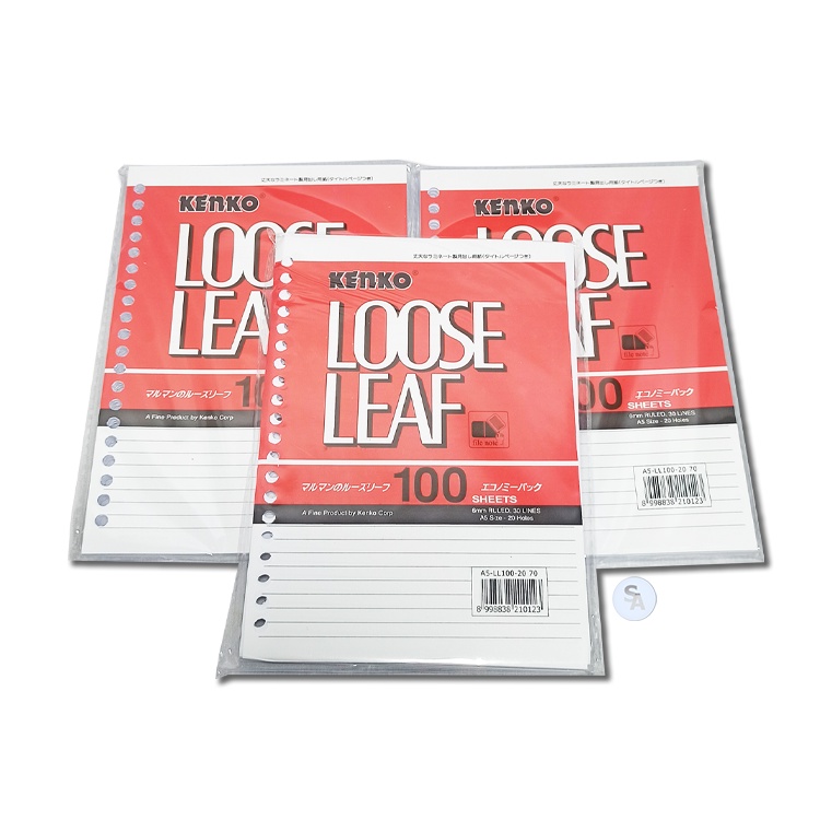 Jual KENKO - Kertas Binder File Loose Leaf File A5-LL100 Lembar - Pack ...
