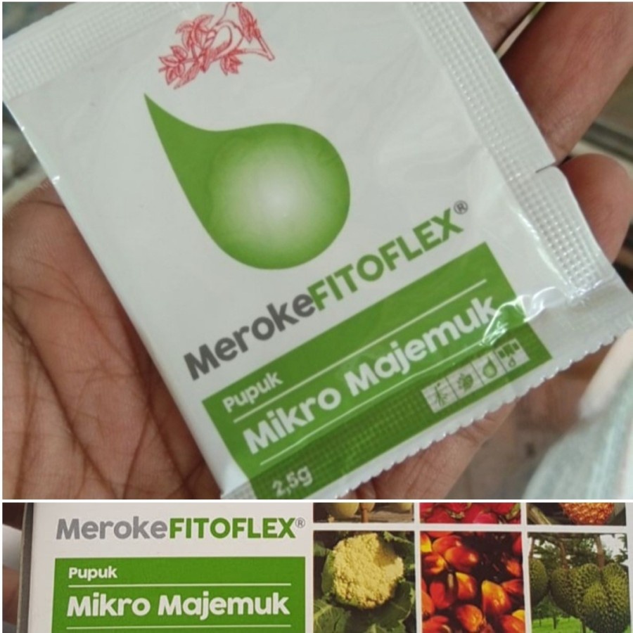 Jual Pupuk Mikro Majemuk Fitoflex 2,5 gram Meroke Sachet Hidroponik ...