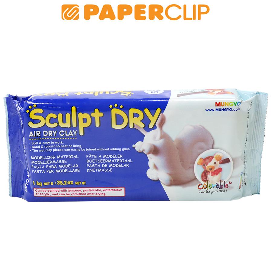 Jual CLAY MUNGYO SCULPT DRY 1000G WHITE MW1000 | Shopee Indonesia