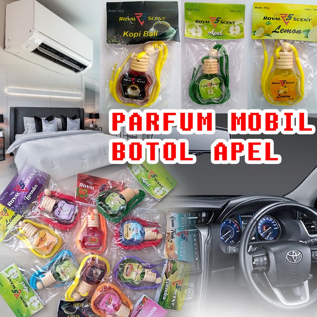 Jual Parfum Kopi Bali Botol Apel Parfum Gantung coffe Pewangi Mobil ...