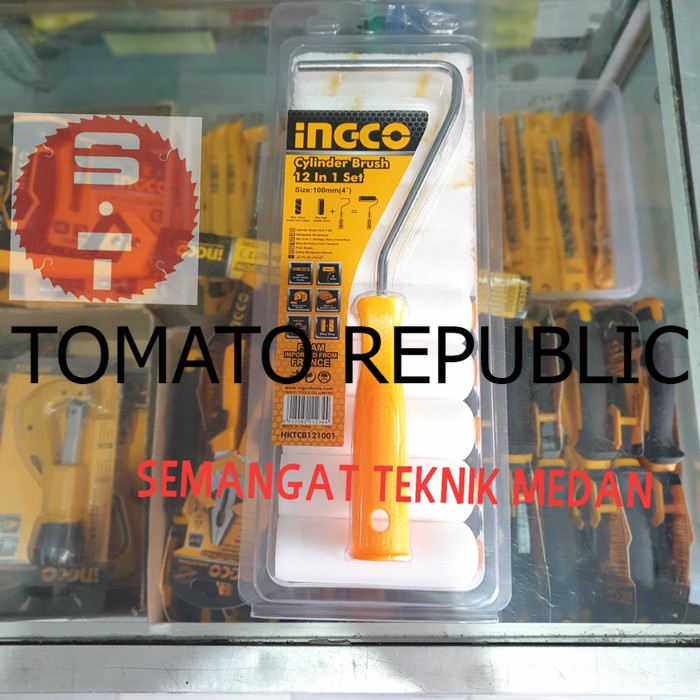 Jual Murah KUAS CAT TEMBOK MINYAK PAINT BRUSH ROL SILINDER 12 IN 1 SET ...