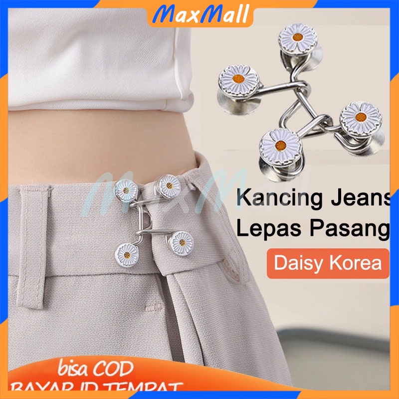 Jual Kancing Jeans Logam Simple Adjustable Kancing Pengecil Jeans ...