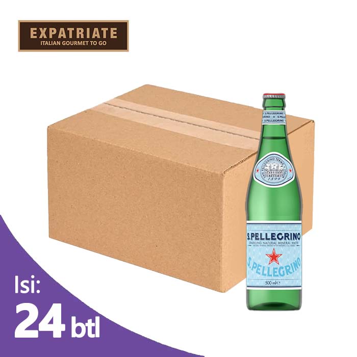 Jual San Pellegrino Sparkling Mineral Water 500ml (24pcs) | Shopee Indonesia