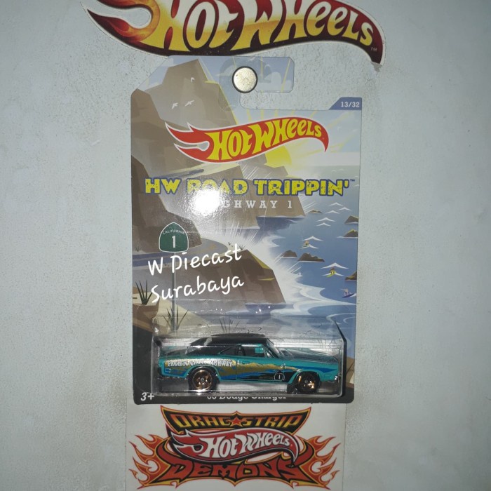 Jual AMC SHOP Hot Wheels Road Trippin Dodge Charger Walmart Edition TERLENGKAP | Shopee Indonesia