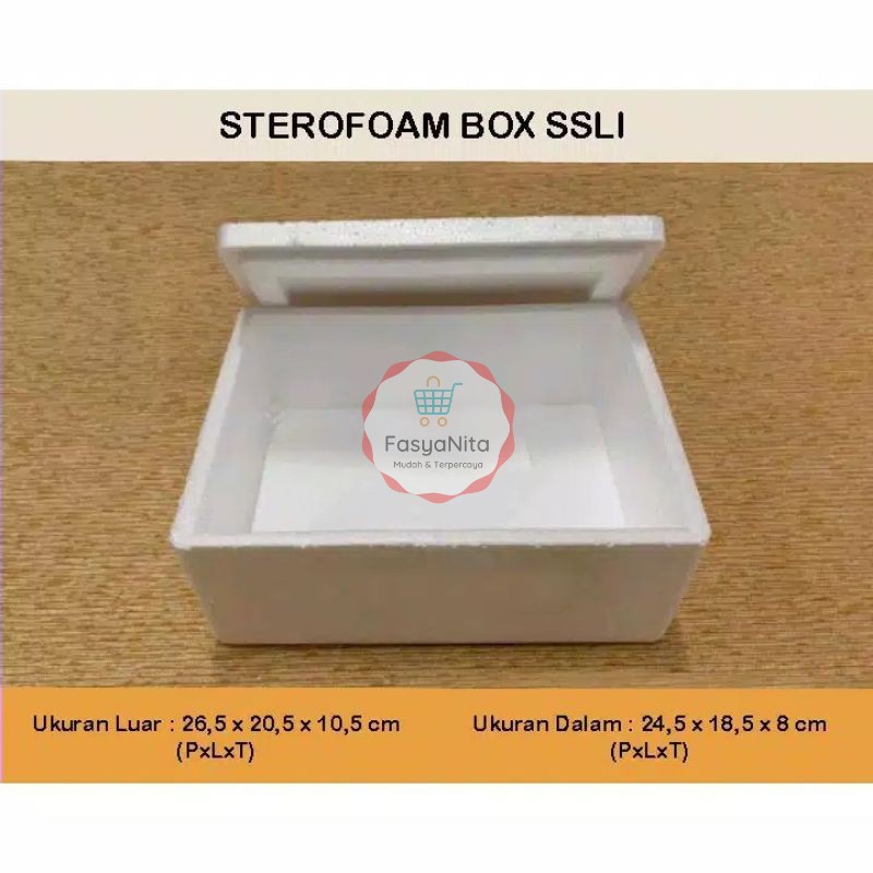 Jual Box Sterofoam SSLI / Sterofoam Box / Kotak Sterofoam SSLI | Shopee ...