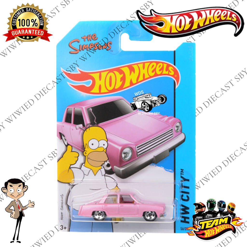 Jual Hot Wheels The Simpsons Pink Movies Collector Series 2014 Series ...